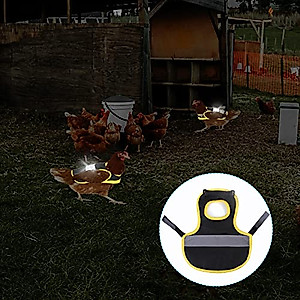 TTBDWiian Pet Clothes Hangers Chicken Saddle Hen Apron for Poultry Back Wing Pet Reflective Vest Adjustable Hen Saddle Apron