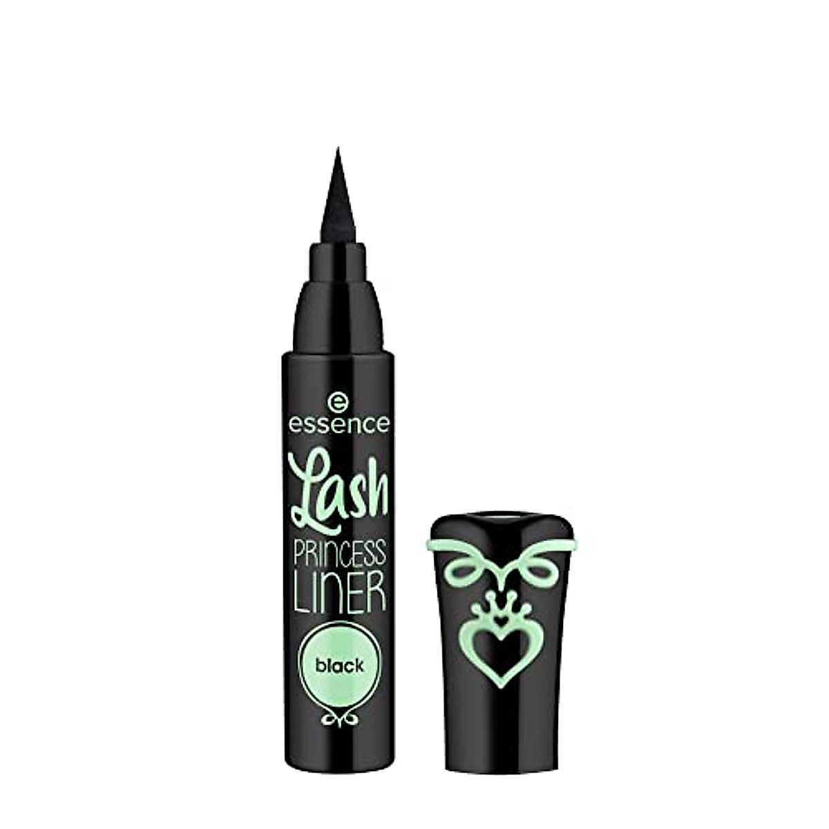 essence | Lash Princess Eyeliner Pen | Smudge Proof & Easy to Use | Vegan & Cruelty Free | Free From Parabens-Fragrance & Microplastic Particles (Black)