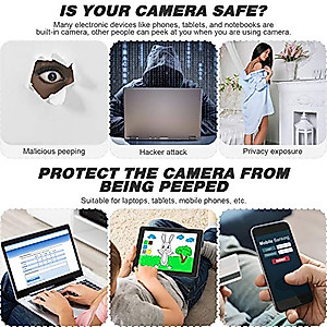 SOLUSTRE Computer Camera Computers Laptops 3PCS Plastic Webcam Privacy Cover Web Camera Cover Portable Webcam Decorative Patch for Laptop Phone Tablet (White) Computer Camera Computers Laptops