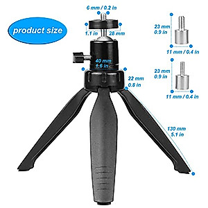 SoeKoa Mini Projector Tripod Mount Compatible with DR.J Upgrade, DBPOWER, Anker, AAXA Technologies, Artlii, LoongSon, APEMAN and Most Other Mini Projector