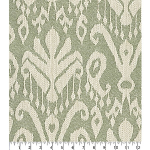 Surface Style Printed Polyester Blend Heavy Weight Fabric by The Yard, Upholstery and Home Décor, Oeko-TEX Certified, 54" Wide, (Ikat Wanderlust, Sage) 54 Inches