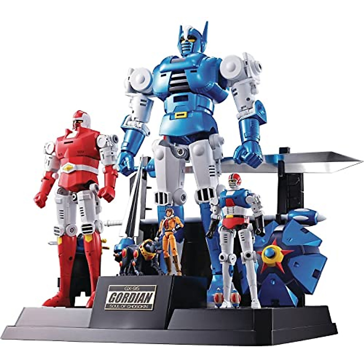 TAMASHII NATIONS - Gordian Gordian The Warrior - GX-95, Bandai Spirits Soul of Chogokin Die-Cast Metal Collectible