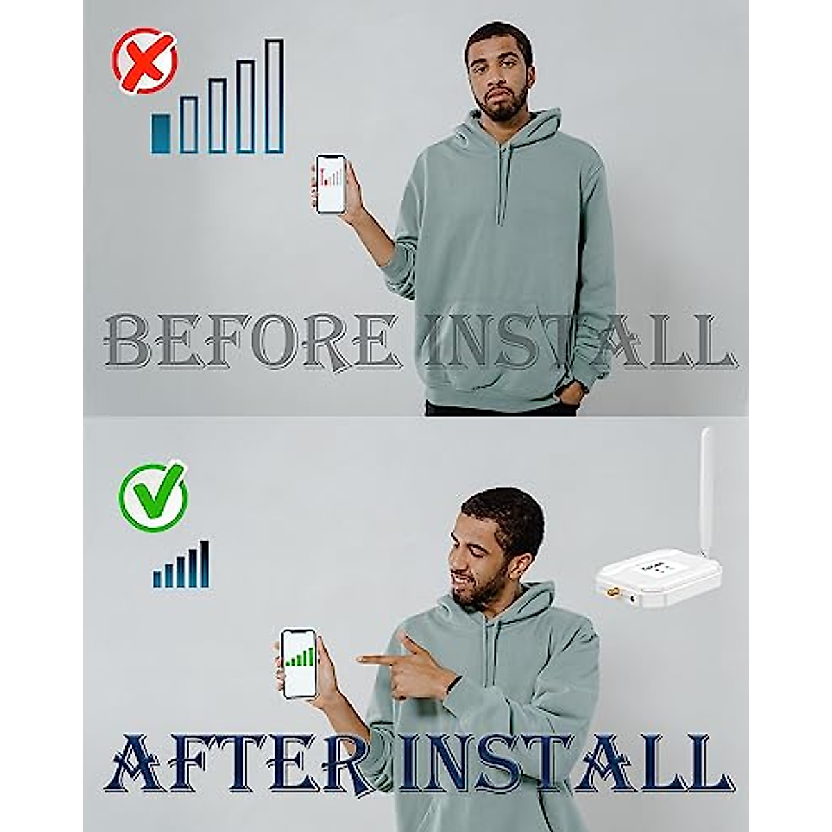 2023 Latest AT&T Signal Booster AT&T Cell Phone Signal Booster T Mobile Cell Booster for 5G 4G LTE on Band 12/17 AT&T Cell Booster AT&T Cell Booster ATT Extender Signal Booster Boost Call/Data White