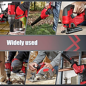 DASNITE M-18 6.0Ah Li-ion Battery Replacement for Milwaukee M-18 Battery 2Pack 18V Lithium Battery Replacement For Milwaukee 18V Battery 48-11-1811 48-11-1815 48-11-1820 48-11-1822 Cordless Power Tool