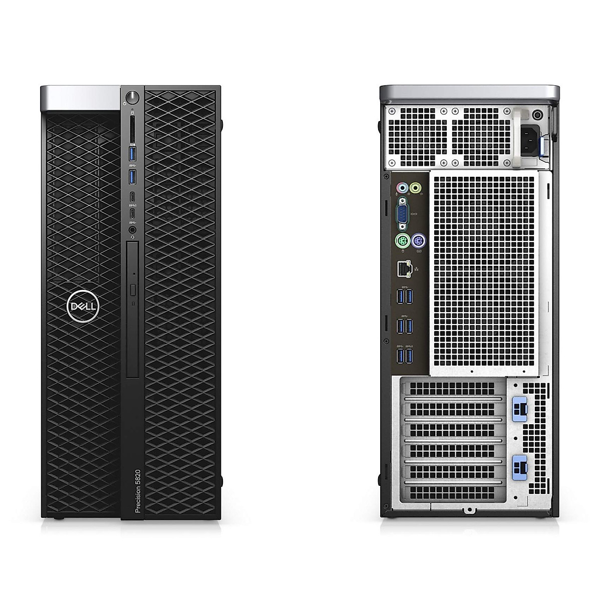 Dell Precision T5820 Workstation Intel Xeon W-2155 3.30GHz (Up to 4.50GHz) 10-Core Processor 64GB DDR4 Memory 1TB NVMe SSD + 4TB HDD NVIDIA Quadro P4000 8GB (4x Display Port) Win 10 Pro (Renewed)