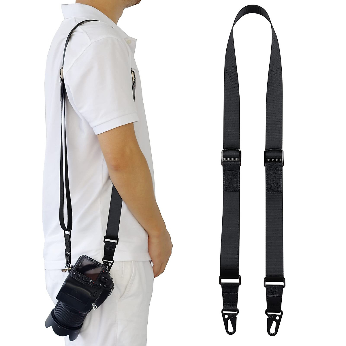 IGAVCPM Quick Release Camera Shoulder Strap Comfortable Camera Sling Strap for Nikon, Canon, Sony, Fujifilm, Olympus
