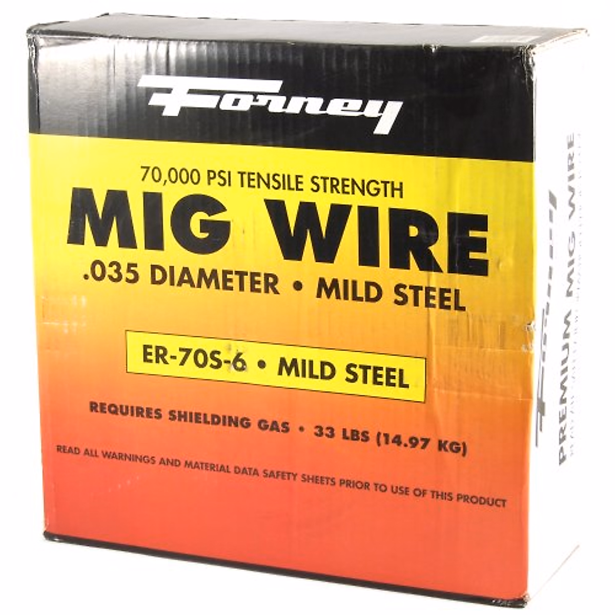 Forney 42281 Mig Wire, Mild Steel ER70S-6, 035-Diameter, 33-Pound Spool