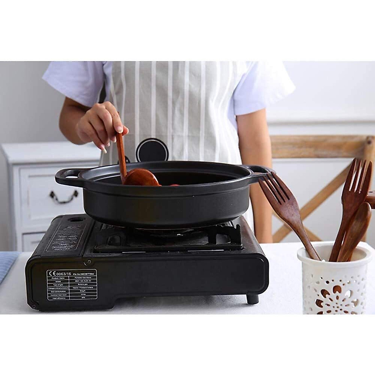 JINXIU Casserole Ceramic Tagine Pot, Tajine Cooking Pot Ceramic Pots for Cooking and Stew Casserole Slow Cooker with 2 Handle and Lid for Home Kitchen,Pink