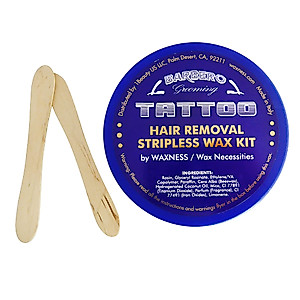 Waxness Premium Gold Microwavable Hair Removal Stripless Wax Kit 8.45 Ounces