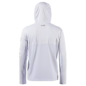 BASSDASH UPF 50+ Men’s UV Sun Protection Long Sleeve Performance Fishing Hoodie Hooded Shirts