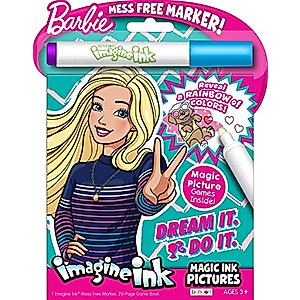 Bendon 74732 Barbie Imagine Ink Magic Ink Pictures,Multicolor
