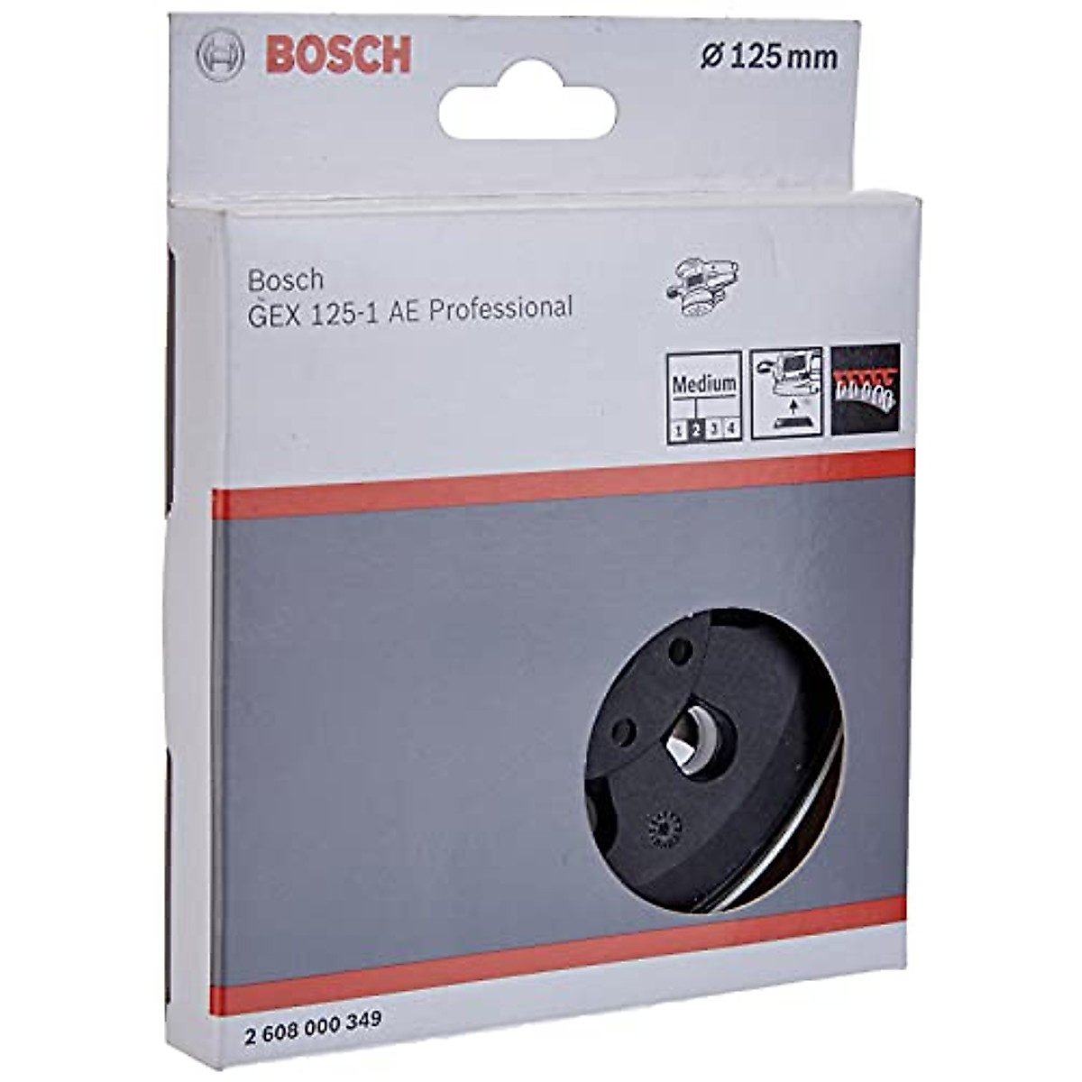 Bosch 2608000349 Grinding Plate Medium/Hard 4.92In