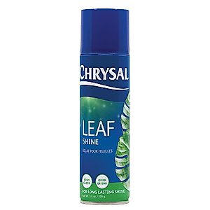 Chrysal Leaf Shine Spray for Indoor Plants – Flower Arrangement Spray for Flower Bouquets, House Plants, & More – Environmentally Safe Plant Cleaner Removes Dust – Flower & Gardening Supplies 5.6 Oz