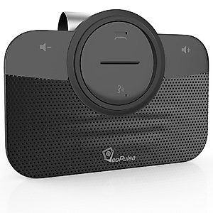 VeoPulse Car Speakerphone B-PRO 2B Hands-Free kit, 6W Hi-Fi Speakers, with Bluetooth Automatic multipoint Cellphone Connection