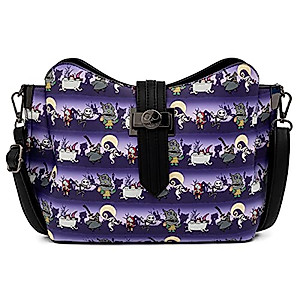 Loungefly Nightmare Before Christmas Halloween Line Crossbody Bag