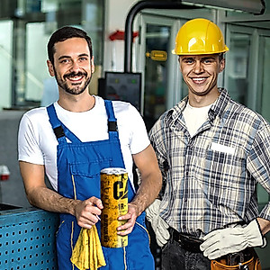 Unique Gifts For Men - Alfaro Yellow CAT 1R 1807 Engine Oil Filter Skinny Tumbler with Lid, Stainless Steel Double Wall Cups, Insulated Travel Coffee Mug