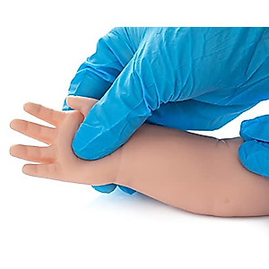 Pediatric IV and Phlebotomy Practice Kit by The Apprentice Doctor. Practice and Perfect Critical Medical Skills Before Working on Real People. (Light Skin Tone)