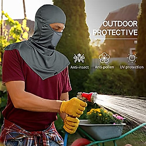 3 Pieces Balaclava - Summer Sun Protection Motorcycle Fishing Sun mask Breathable Windproof Long Face Mask for Men Women