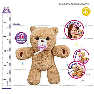 Little Live Pets Cozy Dozy Cubbles The Bear - Over 25 Sounds and Reactions | Bedtime Buddies, Blanket and Pacifier Included | Stuffed Animal, Best Nap Time, Interactive Teddy Bear, 14.9 Ounces