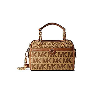 Blaire Extra-Small Logo Jacquard Duffel Crossbody Bag