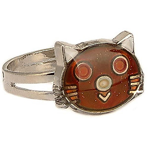 Jude Jewelers Adjustable Color Changing Mood Ring Inspirational Mystique Marble (Cat, Adjustable)