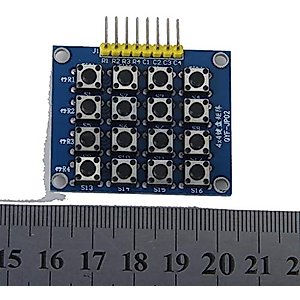 ZYM119 1pcs 4x4 Matrix Keyboard Module Board with 16 Keys MCU for Computer Circuit Board