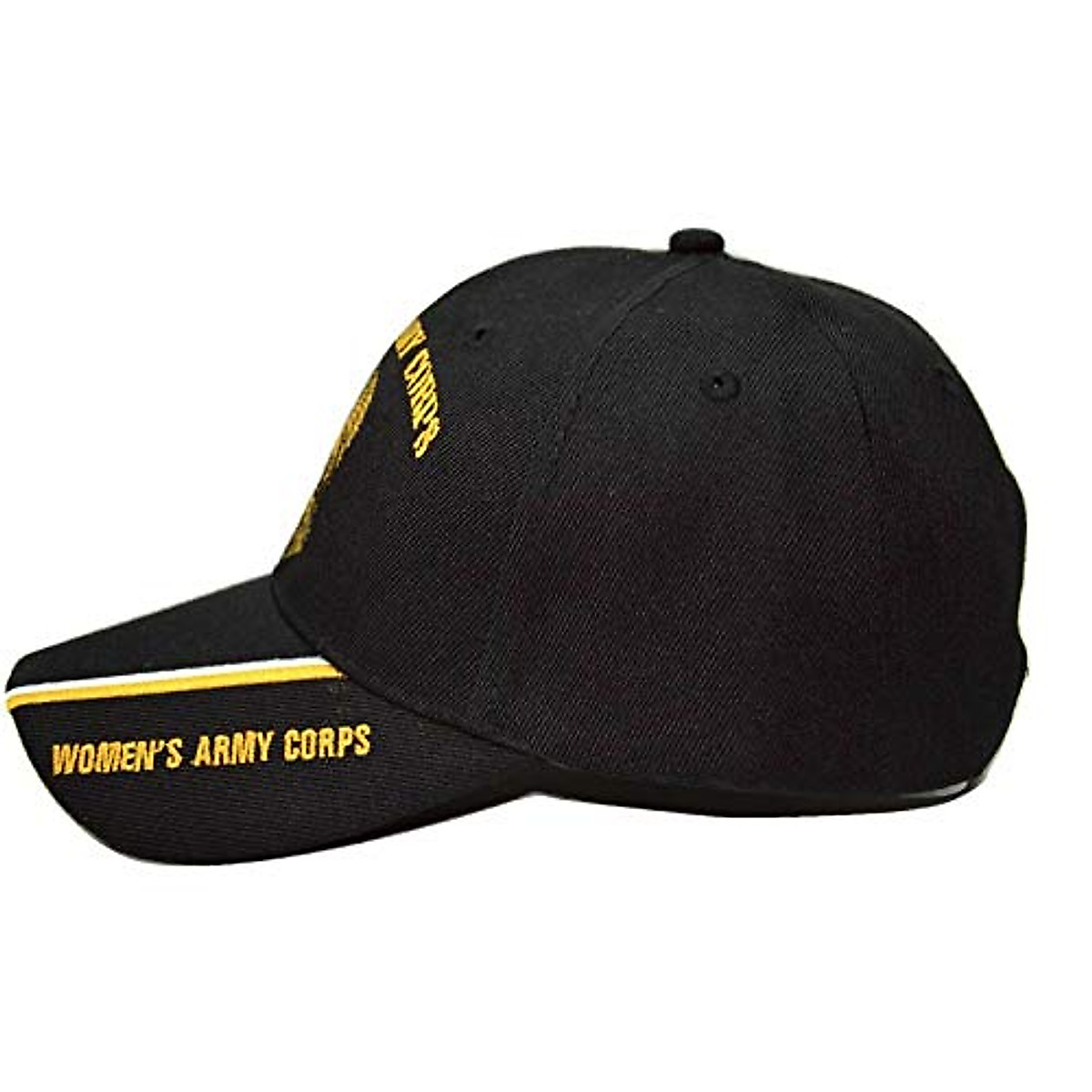 Trade Winds Women's Army Corps U.S. Army Black WAC Embroidered Cap Hat CAP564 (TOPW)