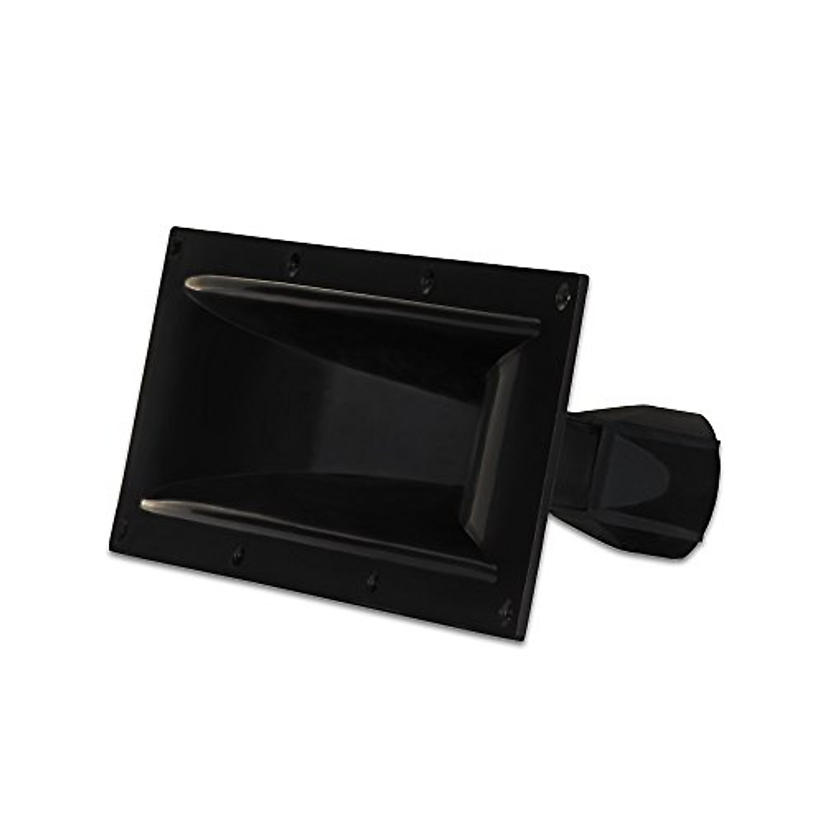 Goldwood Sound Molded Tweeter or Midrange Speaker Lense Heavy Duty Abs Directivity Speaker Horn Black (GM-600PB)