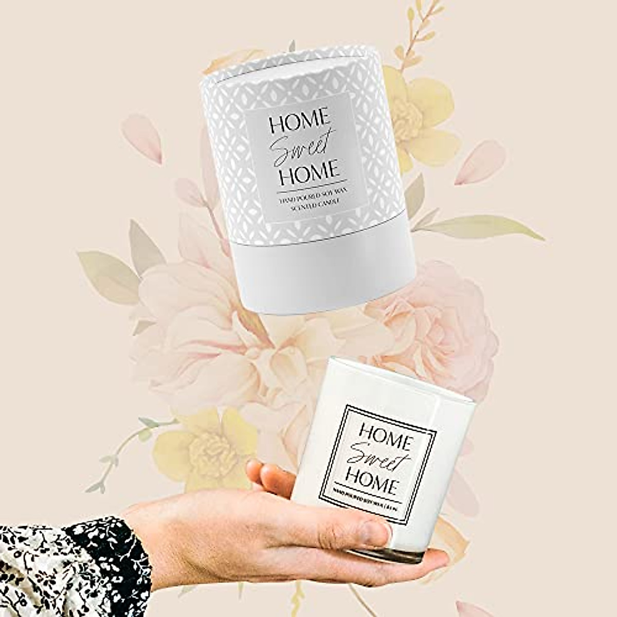Home Sweet Home Candle | Housewarming Gift with Gift-Ready Packaging | House Warming Presents for New Home | New Home Gifts for Home | Housewarming Gifts for Women | New Home Gifts | New Home Candle