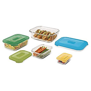 Joseph Joseph Nest Glass Storage Dishes - Multi-Colour, Set of 4