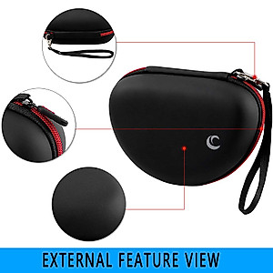 COMECASE Travel Hard Carrying Case Compatible with Beats Solo 4/ for Beats Studio Pro/for Beats Solo3/ for Beats Studio3/ for Beats Solo2/ Solo Pro Bluetooth On-Ear Headphones (Box Only) - Black