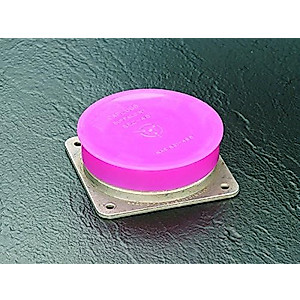 Caplugs SEC-22 SEC Series – Static Dissipative Cap for Threaded Connectors, 500 Pack, Pink LD-PE, Nominal Thread Size 1-3/8" Positive ESD Protection, Electrical & Electronic Connectors, Bayonet Type