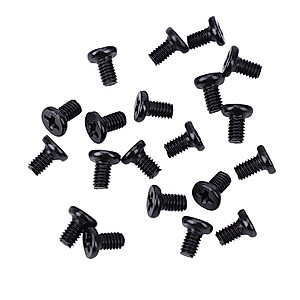 300Pcs M2 M2.5 M3 Screw Flat Head Screws for Laptop Notebook Screws Set Kit for Computer Small Screw - (Black) SCRW-209676