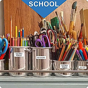 Label Kingdom Label Tape Replace for DYMO LetraTag White Paper Refill 91330 10697, 1/2" x 13' 12mm x 4m Black on White Label Maker Tape for dymo Letra Tag LT-100H Plus Printer, 5-Pack