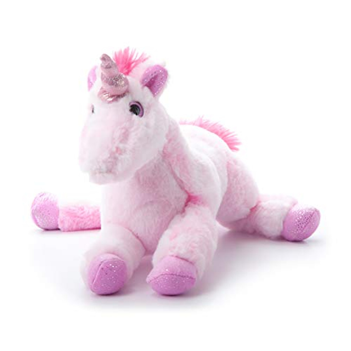 The Petting Zoo Pink Unicorn Stuffed Animal, Gifts for Girls, Posh Plush Unicorn Toy 14 inches
