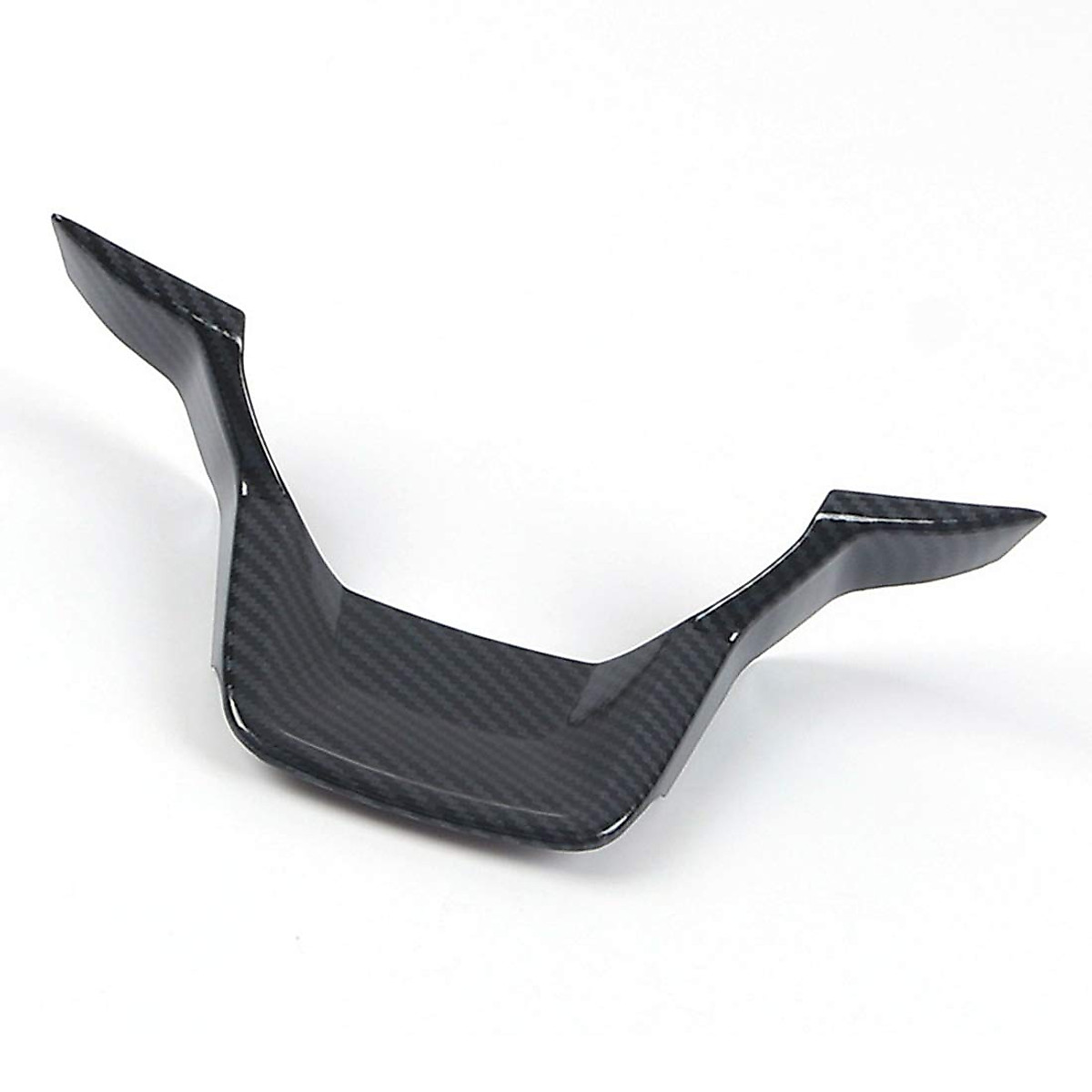 ruihe 2pc Carbon Fiber Folor Steering Wheel Cover Trim Fit for Ford Explorer 2020 2021 2022 2023 2024