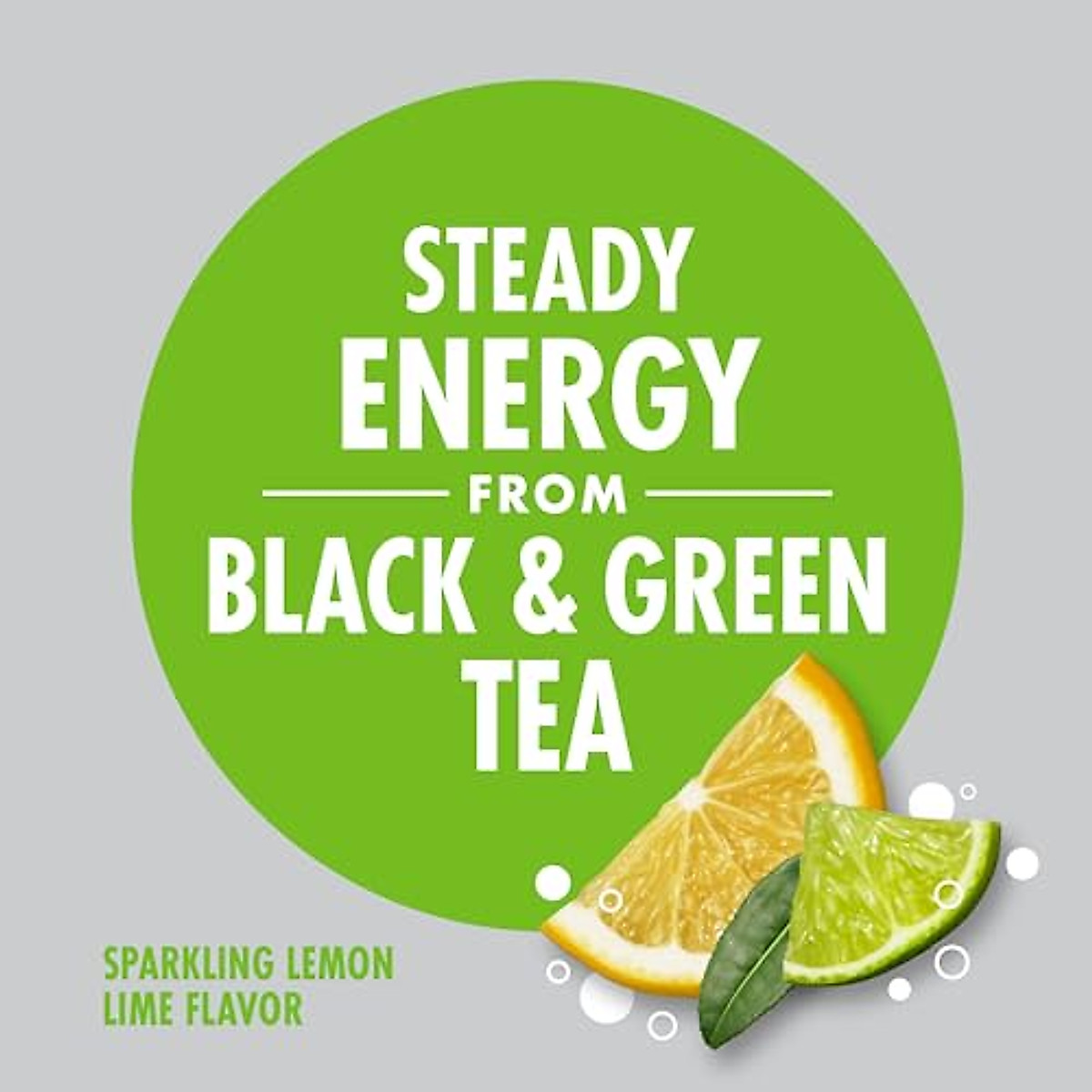 V8 +Energy Sparkling Lemon Lime Juice Energy Drink, 11.5 fl oz Can (4 Pack)