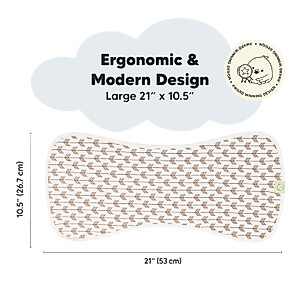 KeaBabies Burp Cloths Bundle - 5 Pack Ultra Absorbent Burping Cloth (Pink Dreams & Sweet Charm)