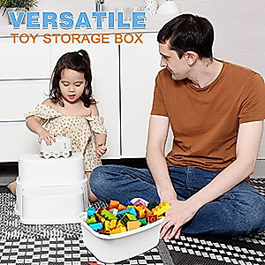 Glamore 2 Step Stool for Kids, Toddler Step Stool, Kids Step Stool for Bathroom Sink, Potty Training, Toilet Stool, Slip Resistant, Dual Height 4.5"- 9.4", Dual Width 5"- 6", White 1 Pack