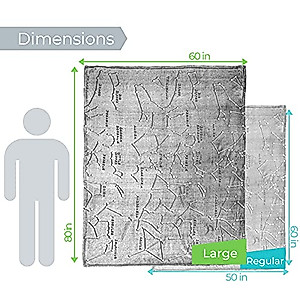 Constellation Blanket Glow in The Dark | Multiple Sizes | Popular Astronomy Constellations | Space, Solar System, Stargazing, Star Lovers & Astronomers Gift | Men, Women, Teen, Boys & Girls (80x60in)