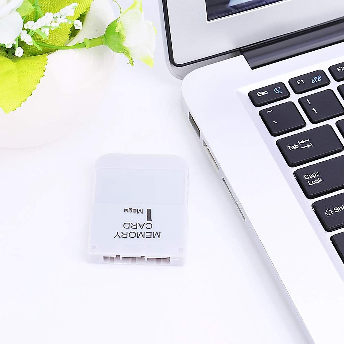 Richer-R Memory Card, PS1 Memory Card 1MB Memory Card Stick for Playstation 1 One PS1 Game