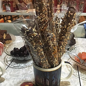 KoberrLi 3 x 8-inch Clear Resealable Cello Cellophane Bags, 100Pcs Long Clear Cookie Bags Self Adhesive for Candy Cookies Cards Dipping Bags