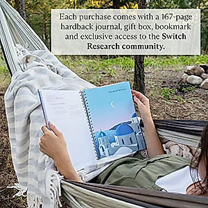 Switch Research Emotions Journal - Self Care Journal - Psychologist-Backed Manifestation Journal - Therapist Recommended Affirmation Journal - Beautiful Self Care Journal for Women