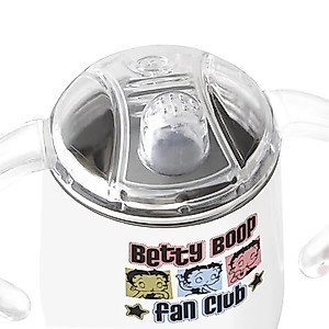 CafePress Betty Boop Fan Club 12 oz Handled No-Spill Cup