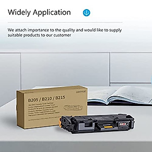 B205/ B210/ B215 Black Standard Capacity Toner Cartridge 106R04346 - UOTY Compatible 1 Pack 106R04346 Toner Replacement for Xerox B205 B210 B215 Printer