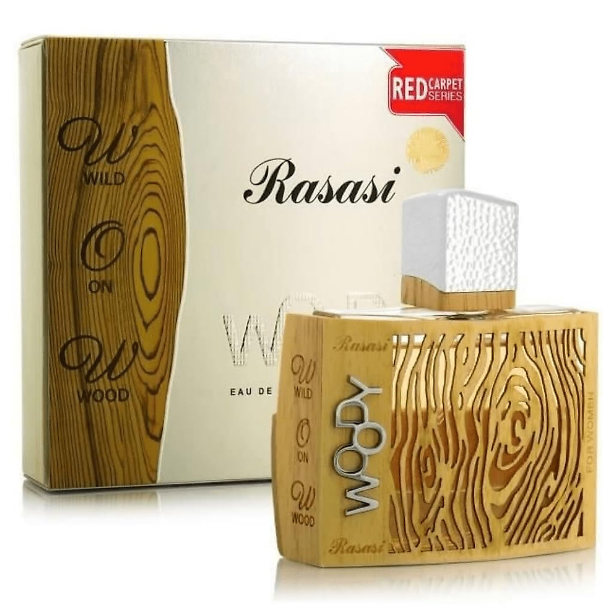 RASASI Wow Woody for Women EDP - Eau de Parfum 55 ML (1.9 oz) | Floral Bouqet | Stars Notes of Mimosa, Gardenia, and Pink Pepper