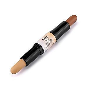 DELISOUL 6 Colors Highlight and Contour Stick,Dual-Ended Full Coverage Wonder Stick,Color Corrector Concealer Stick,Contouring Highlighting Foundation,Shadow Cream Pen Body Shading Makeup Stick Set