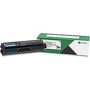 Lexmark, LEXC341XC0, Cyan Extra High Yield Return Program Print Cartridge, 1 Each