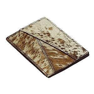 Myra Bag Brun Credit-Card Holder Cotton + Fur Leather Bag S-3171