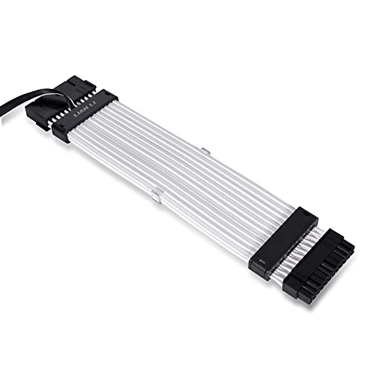 Lian Li Strimer Plus V2 24 Pin (PW24-PV2) -Addressable RGB Power Extension Cable (Strimer L-Connect 3.0 Controller Included), Black & UNI Fan SL-Infinity 120 RGB Triple Pack Black with Controller